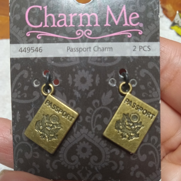 Jewelry | Charm Me Gold Passport Charms | Poshmark